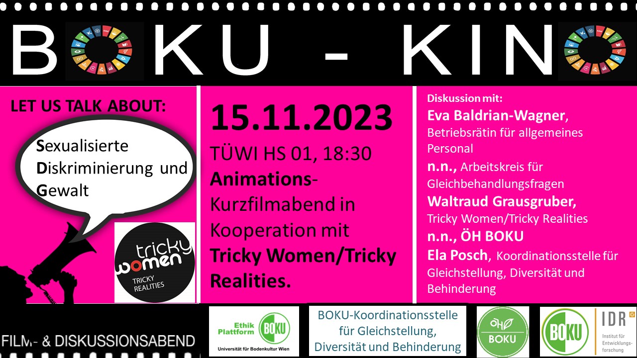 BOKU-Kino - Sexualisierte Gewalt und Diskriminierung