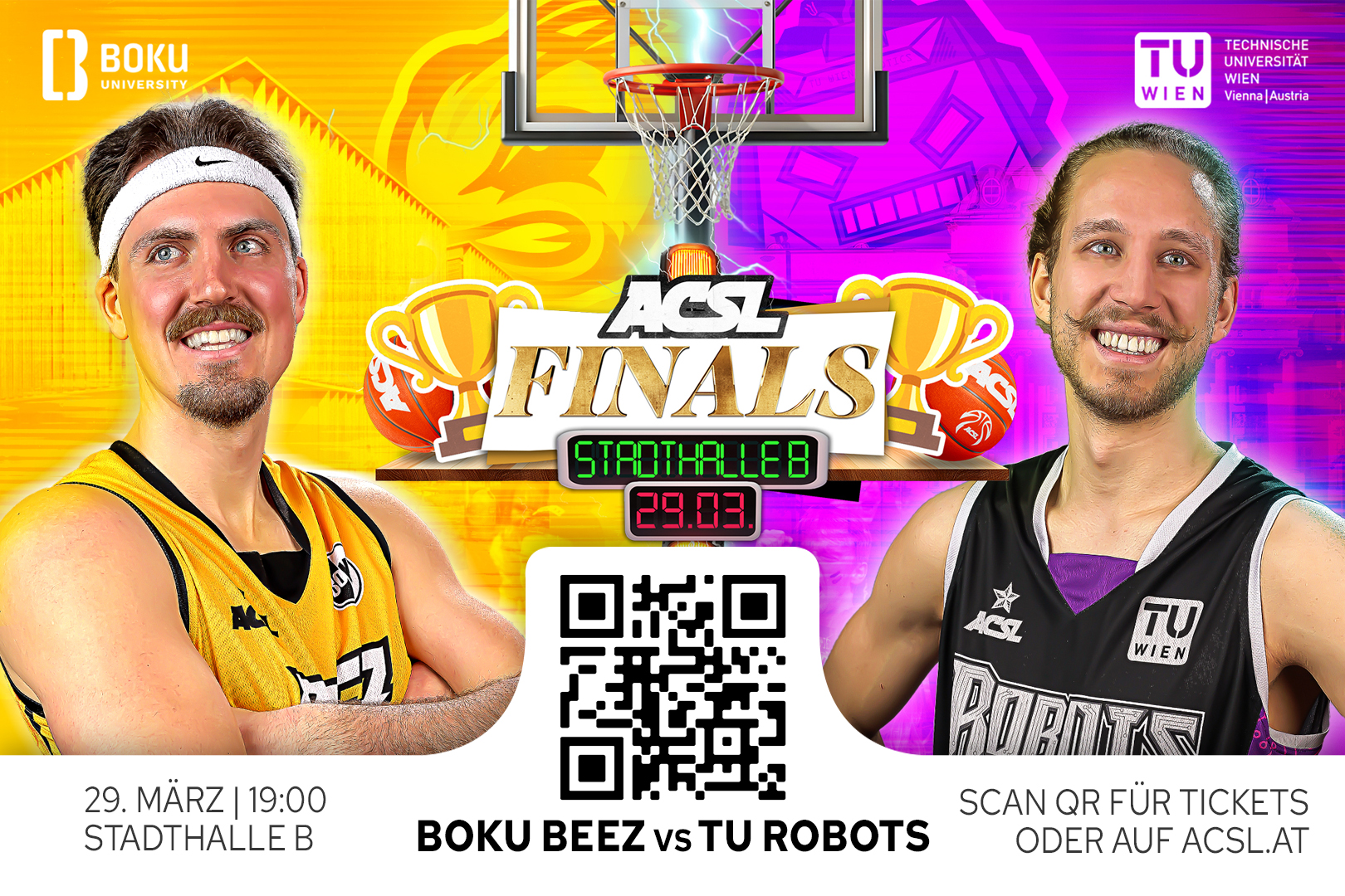 ACSL Basketball Finals - BOKU vs TU in der Stadthalle B