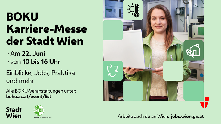 BOKU Karriere-Messe der Stadt Wien – Einblicke, Jobs, Praktika und mehr