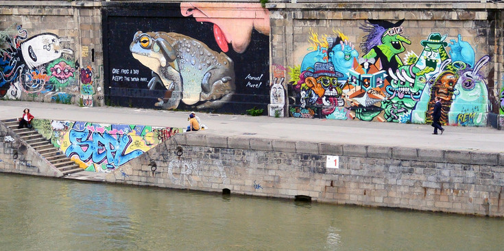 Free street art tour through the 15th district