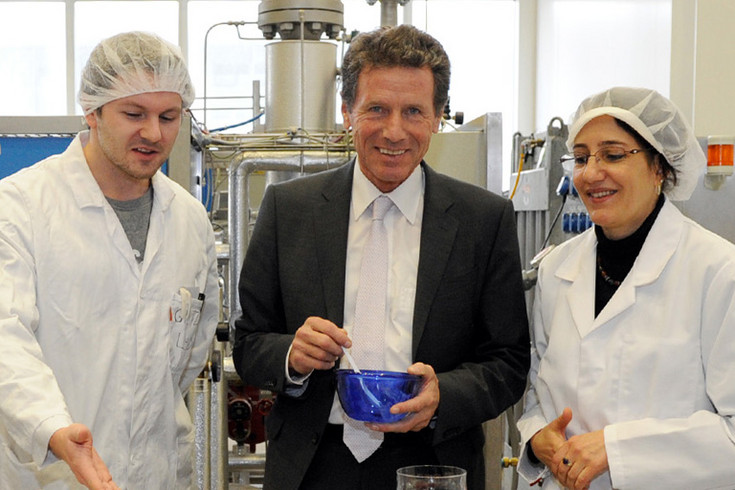 Minister Töchterle auf der BOKU