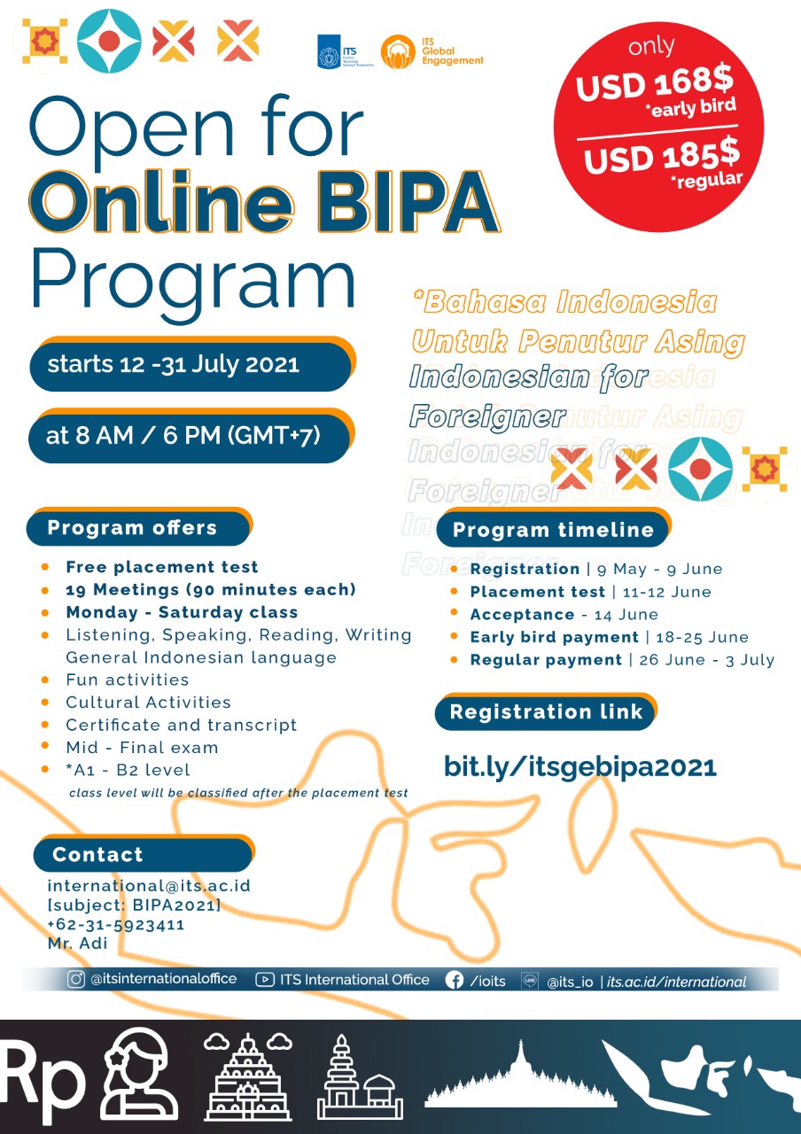 Call for Participants: Bahasa Indonesia and Cultural Course Programmes