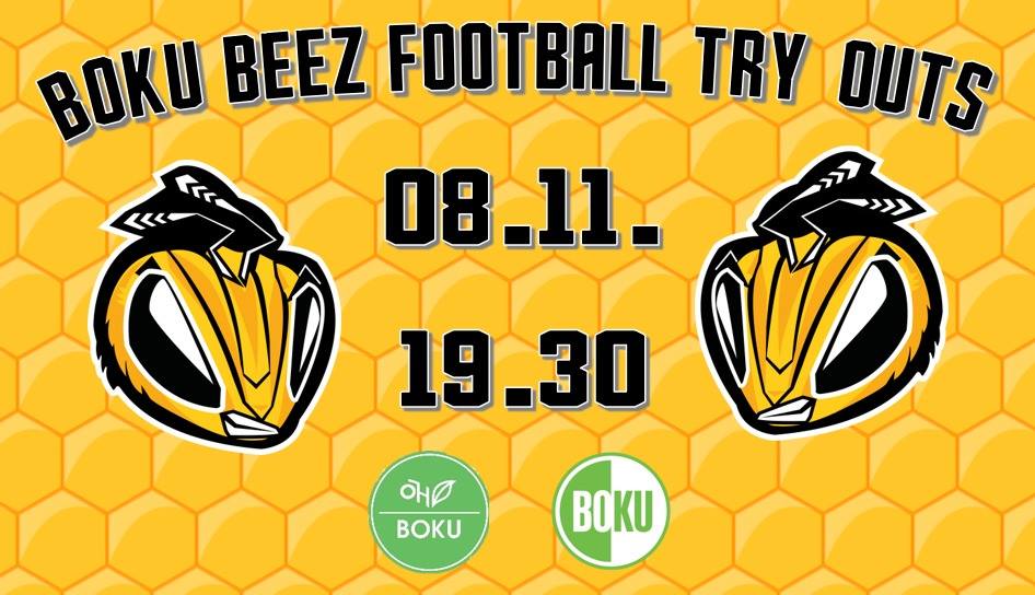 BOKU Beez Football Tryout 2018